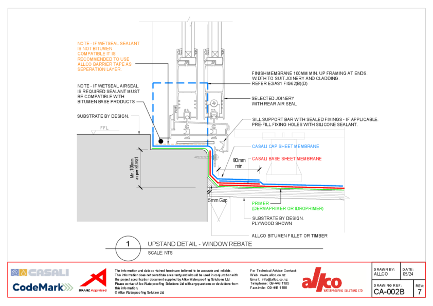 Allco Waterproofing Solutions | CAD