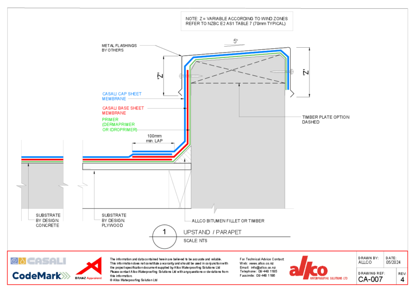 Allco Waterproofing Solutions | CAD
