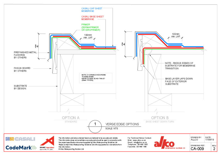 Allco Waterproofing Solutions | CAD