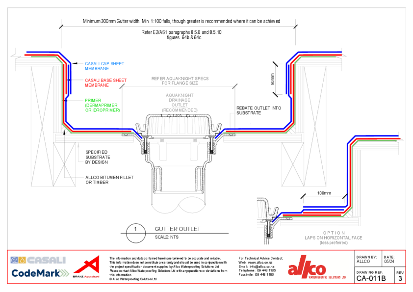 Allco Waterproofing Solutions | CAD